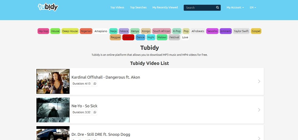 Tubidy é legal? Veja tudo sobre plataforma de baixar músicas em MP3