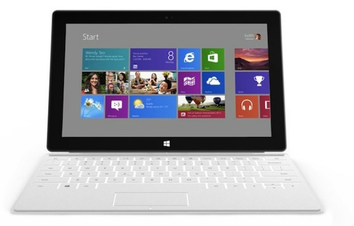 Tablet da Microsoft com Windows RT chega em outubro