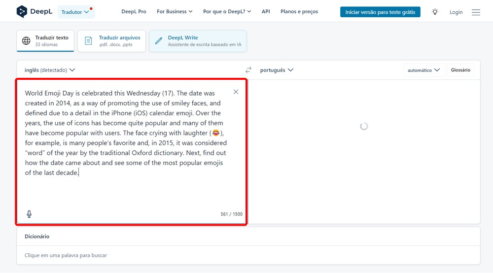 DeepL: como usar tradutor com inteligência artificial no PC