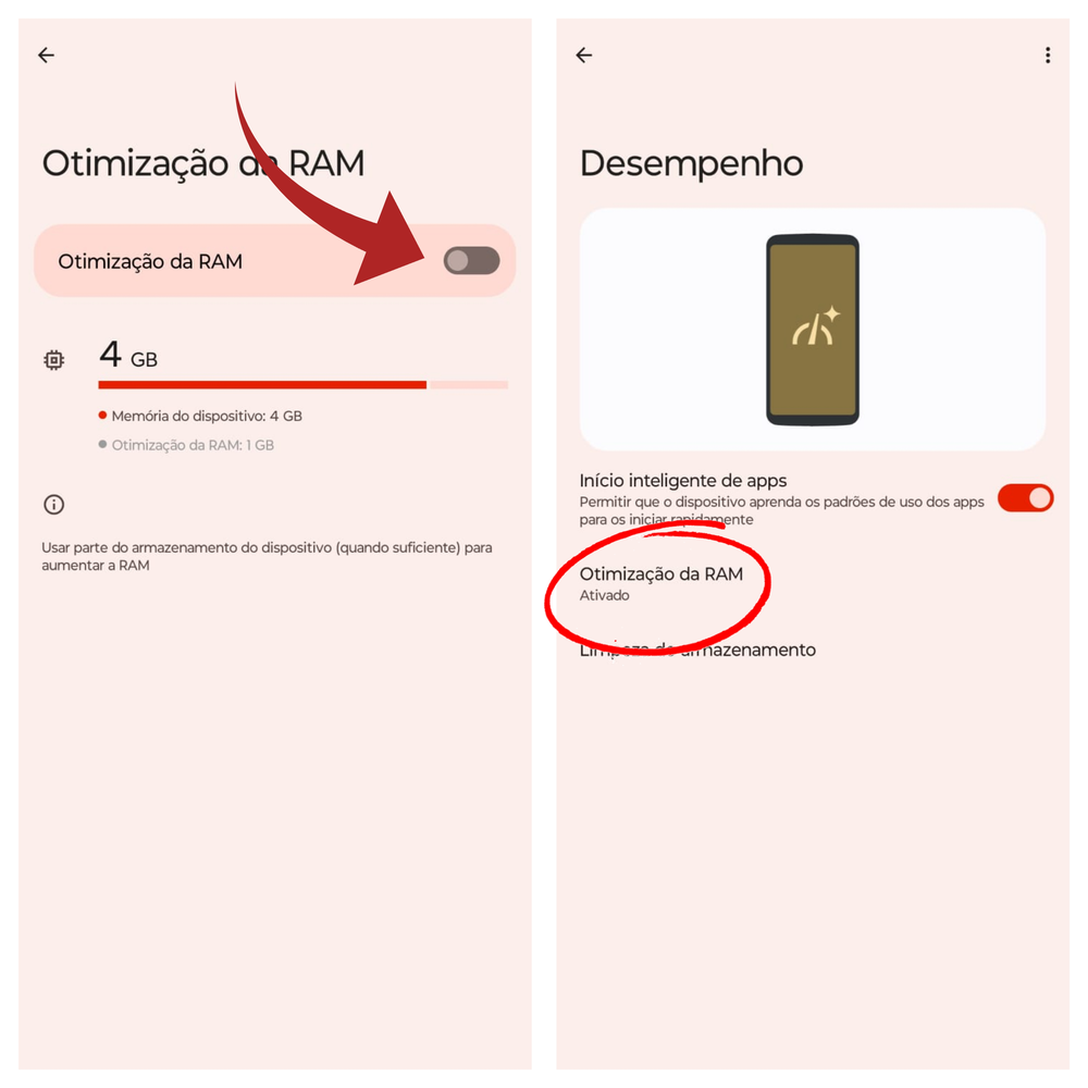 Como ativar o RAM Plus (RAM Boost) em celulares Motorola