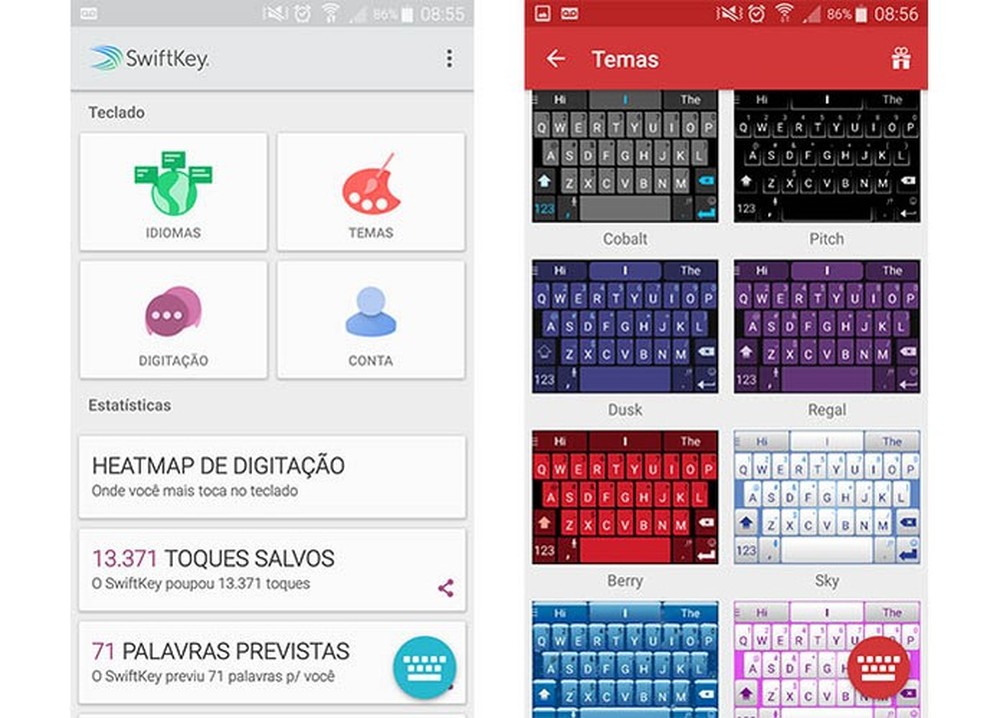 Lista traz os melhores teclados para o Android