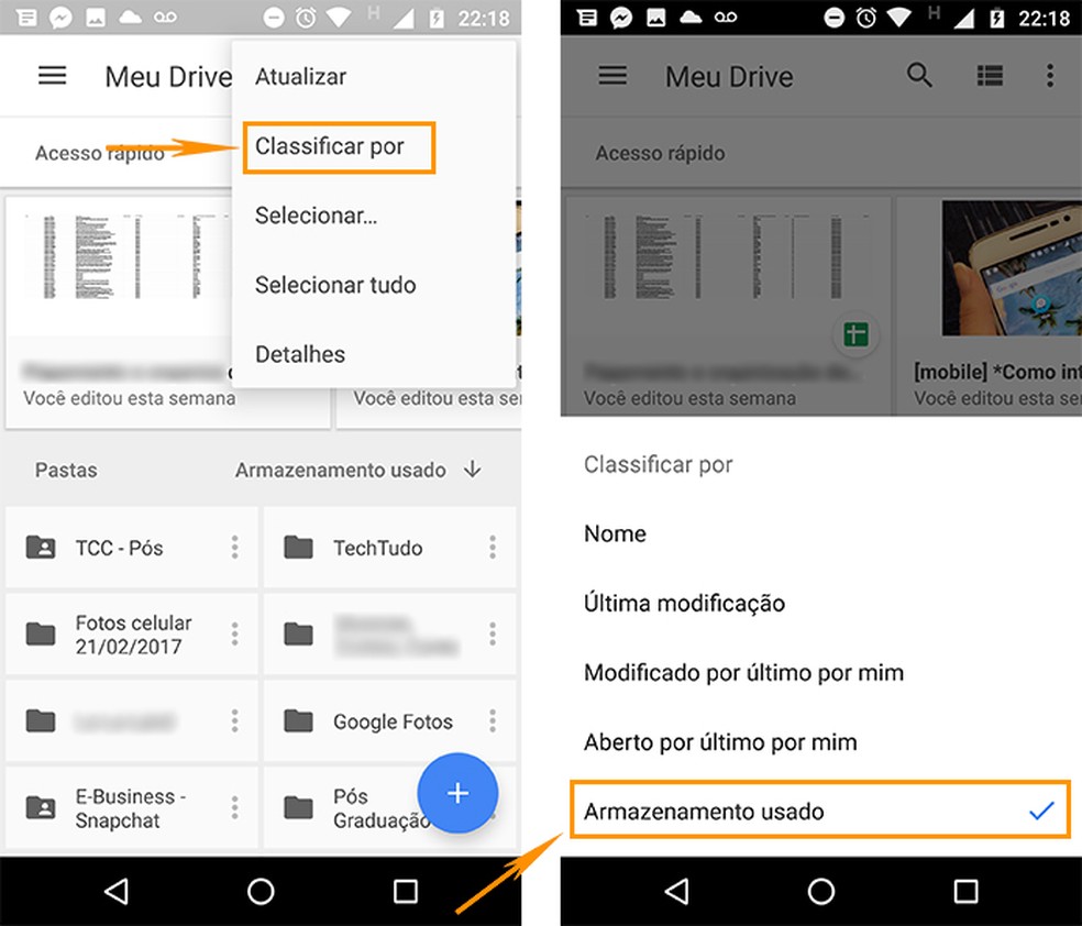 Google Drive lotado? Truques para economizar e liberar espaço pelo Android