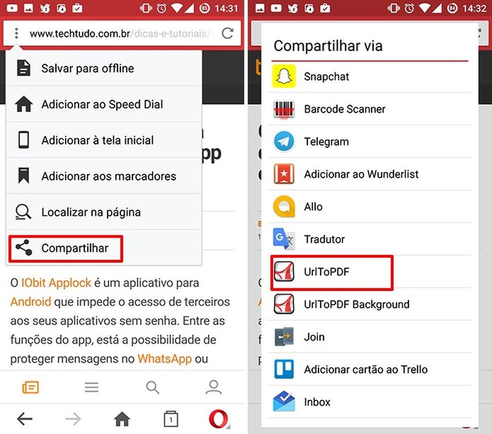 Como salvar um site como PDF no celular com Android