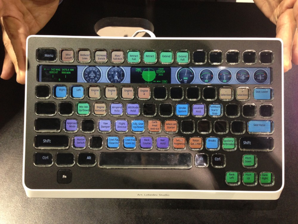 Optimus Popularis, um teclado que vale por mil, é apresentado na CES 2013