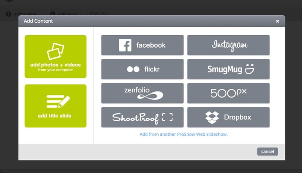 ProShow Web: Como criar um slideshow em vídeo com suas fotos