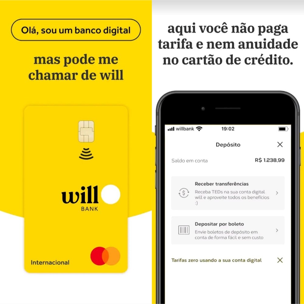 Will Bank é bom? Conheça o cartão de crédito e conta digital