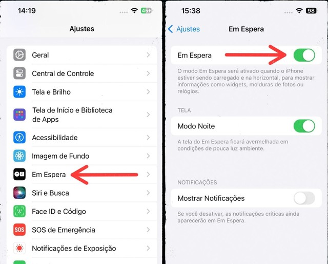 iOS 17: como habilitar o Modo de Espera no iPhone