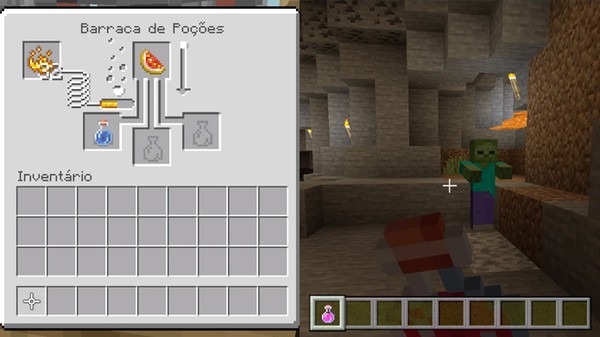 Como fazer todas as poções do Minecraft