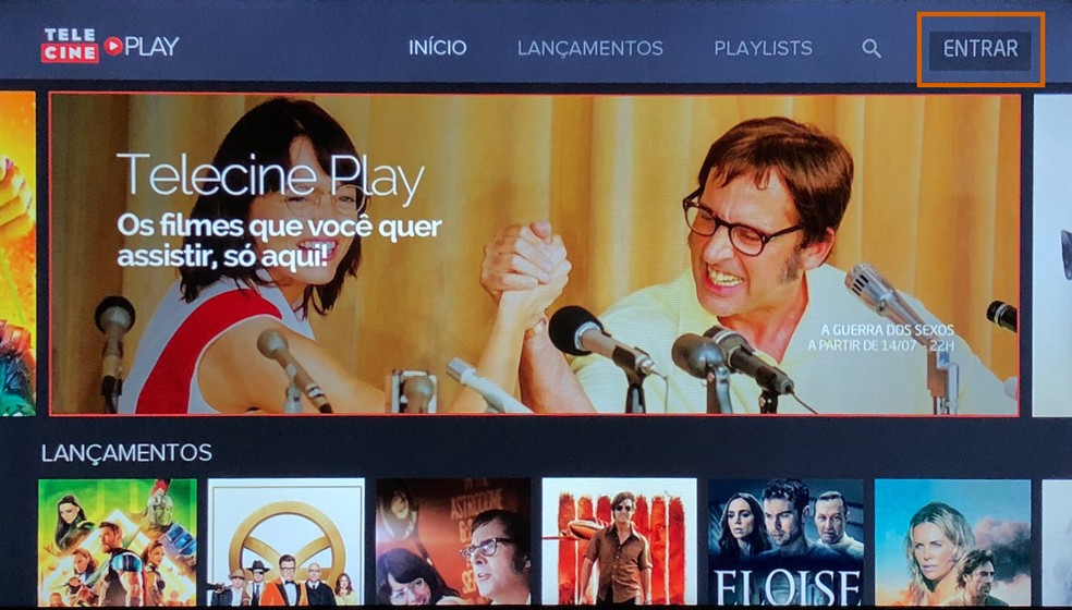 Como assistir ao Telecine Play na smart TV da Samsung