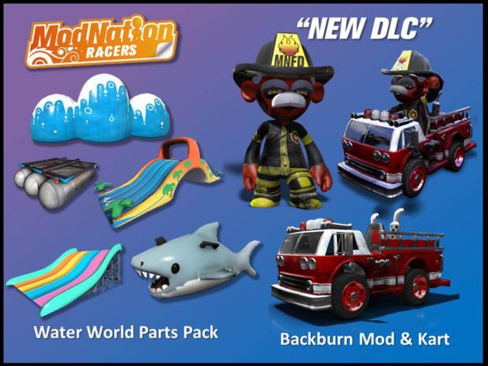 Modnation Racers tem DLC anunciado