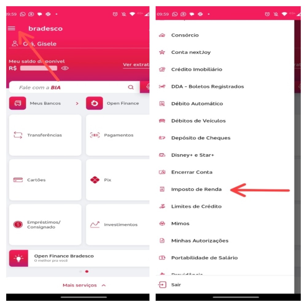 IRPF 2023: como consultar informe de rendimentos 2022 pelo Bradesco