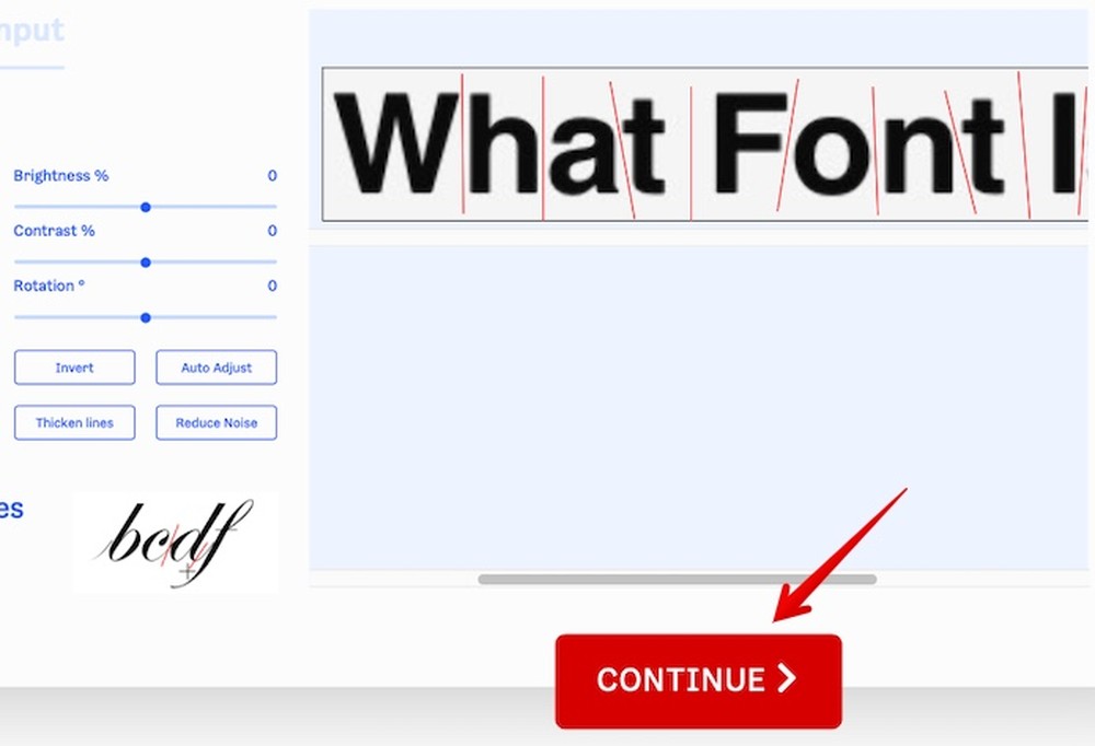 Como descobrir fonte por imagem online