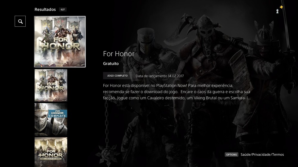 For Honor fica gratuito para PS4 na PS Store brasileira