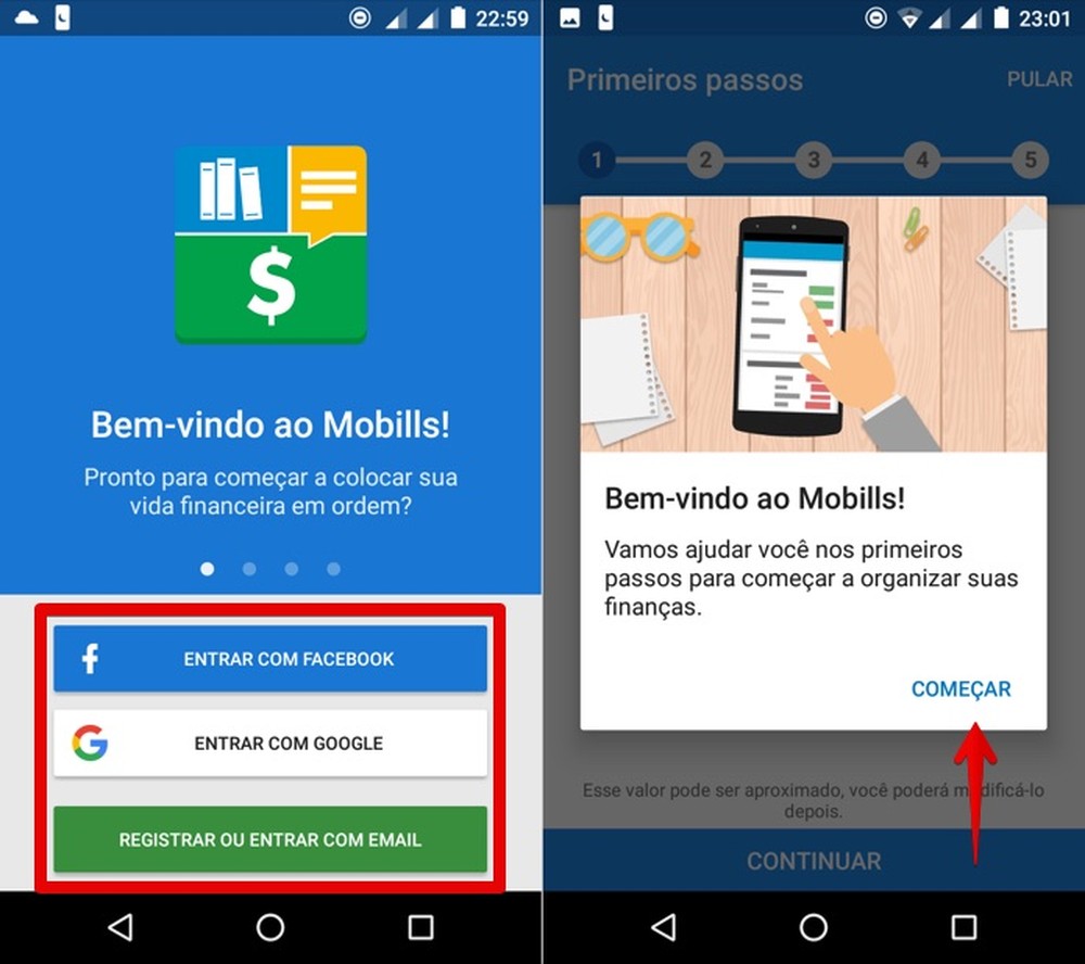 Como usar o Mobills para controle de contas e gastos do mês