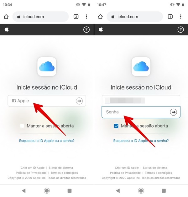 iCloud para Android: como acessar conta e arquivos pelo celular