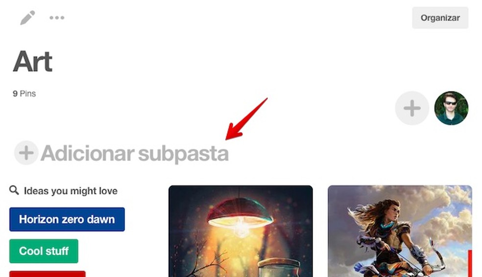 Pinterest cria subpastas para organizar ideias; veja como funciona