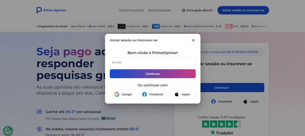 Prime Opinion: como funciona site que promete dinheiro para responder ...