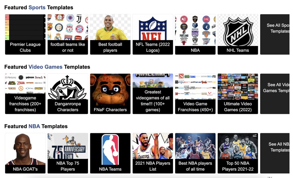 TierMaker: como usar o site para rankear coisas e criar Tierlist online
