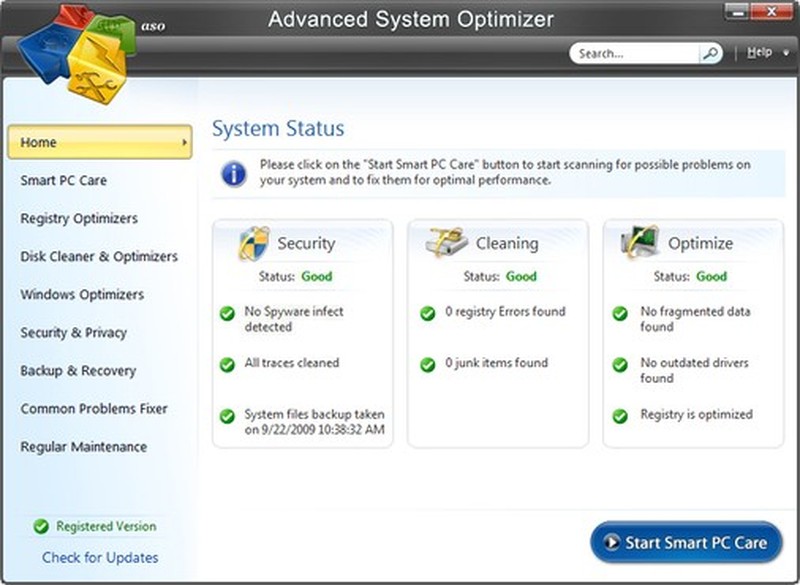Advanced System Optimizer | Software | TechTudo