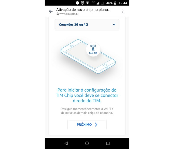 Como ativar chip da TIM