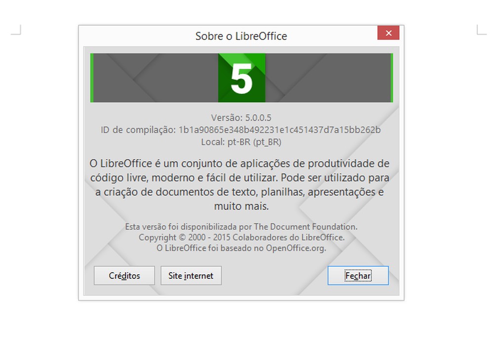 LibreOffice 5.0, alternativa ao Office, ganha versão para Windows 10