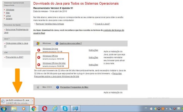 Como baixar o Java para Windows 7