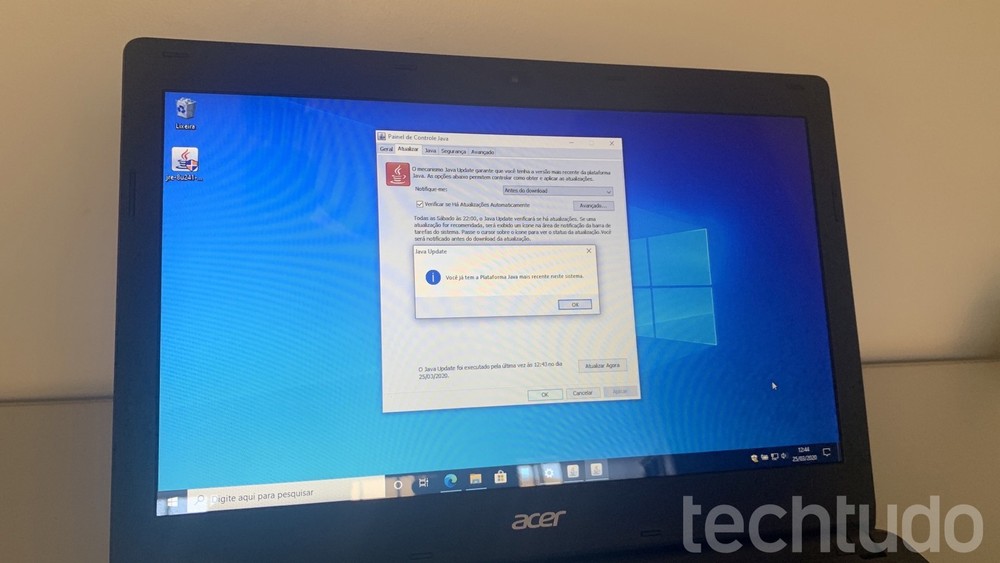 Como atualizar o Java no PC com Windows 10