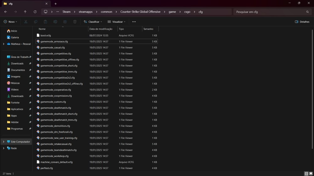 Qual a CFG do donk no CS2? Como fazer a configuração do pro player no ...