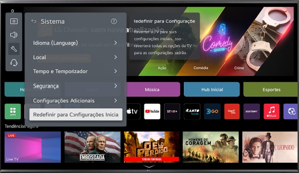 TV LG com tela azulada? Veja 6 possíveis soluções