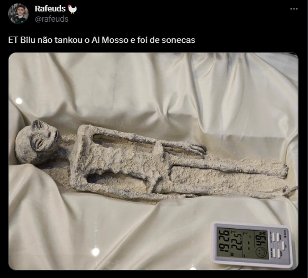 ET Bilu morreu? Múmia de 'extraterrestre' no México vira meme nas redes