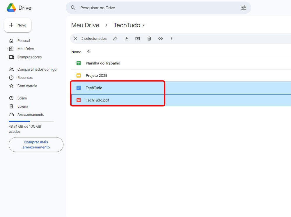 Como baixar arquivos do Google Drive: veja o passo a passo