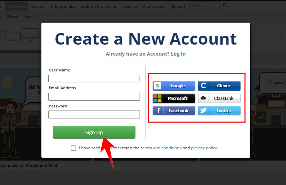 Como fazer um storyboard online e de graça com o StoryboardThat