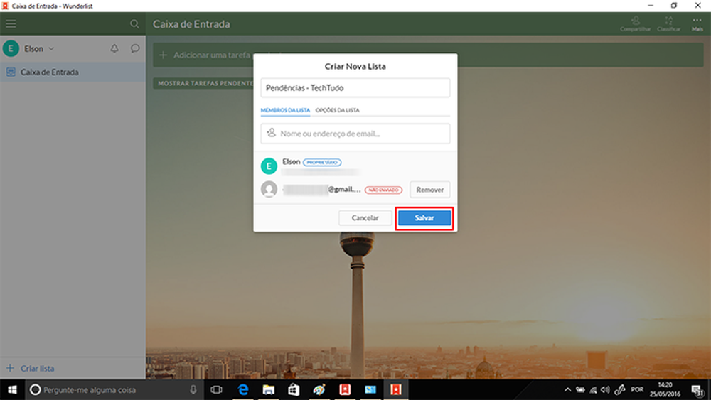 Como usar o Wunderlist no PC