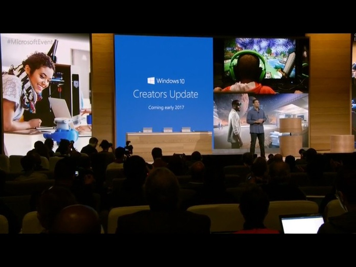 Microsoft apresenta Windows 10 Creators Update, Surface Book e Studio