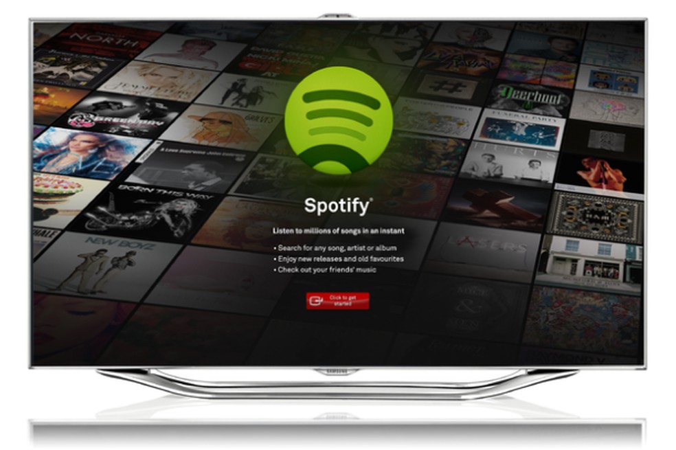 Spotify chega às Smart TVs da Samsung trazendo 18 milhões de músicas