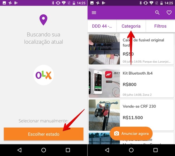 Carros usados e novos: como fazer a busca pela OLX no celular