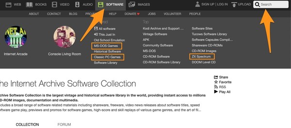 Internet Archive: como jogar games clássicos dos anos 80 e 90 pelo PC
