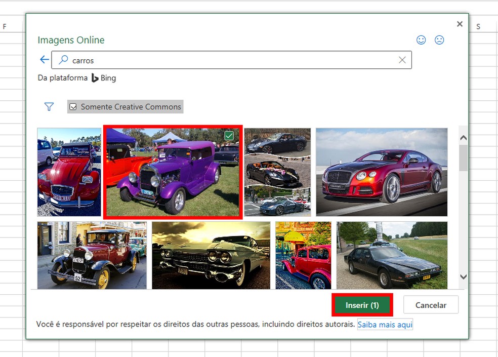 Como inserir imagem no Excel