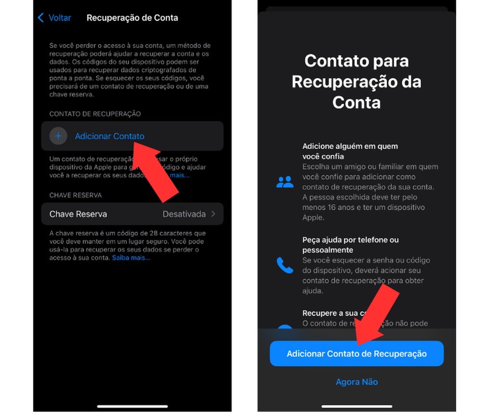 Segurança no iPhone: como definir contato para recuperar conta ID Apple