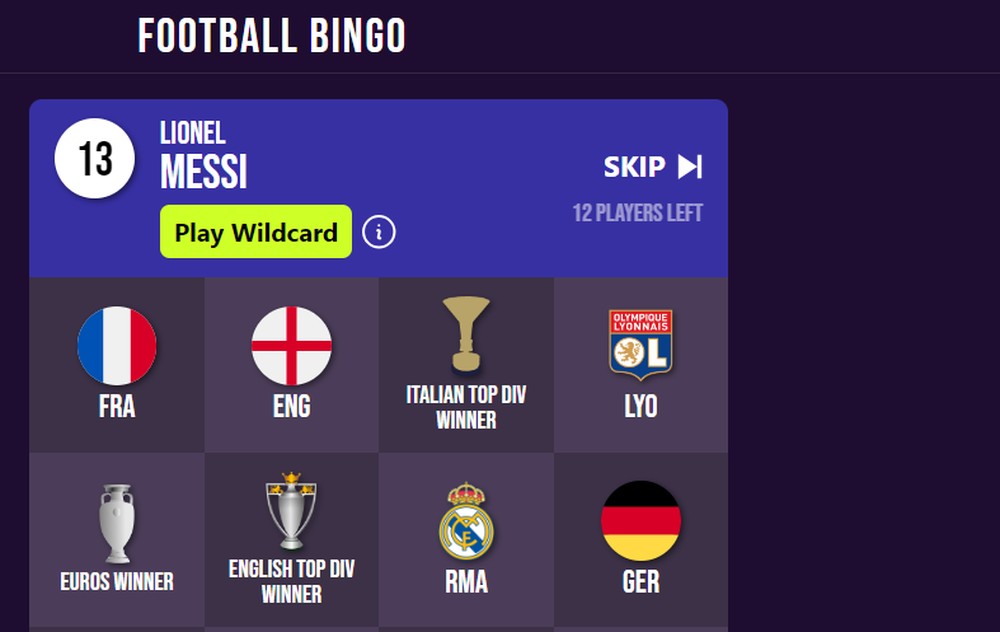 Football Bingo: conheça game da live do Casimiro que testa fãs de futebol