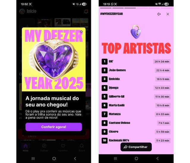 My Deezer Year 2025: veja como acessar a retrospectiva musical do app