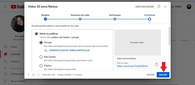 Como postar vídeo no YouTube pelo celular ou computador