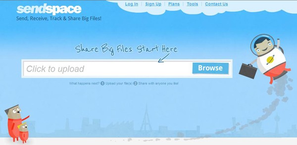 Como usar o SendSpace