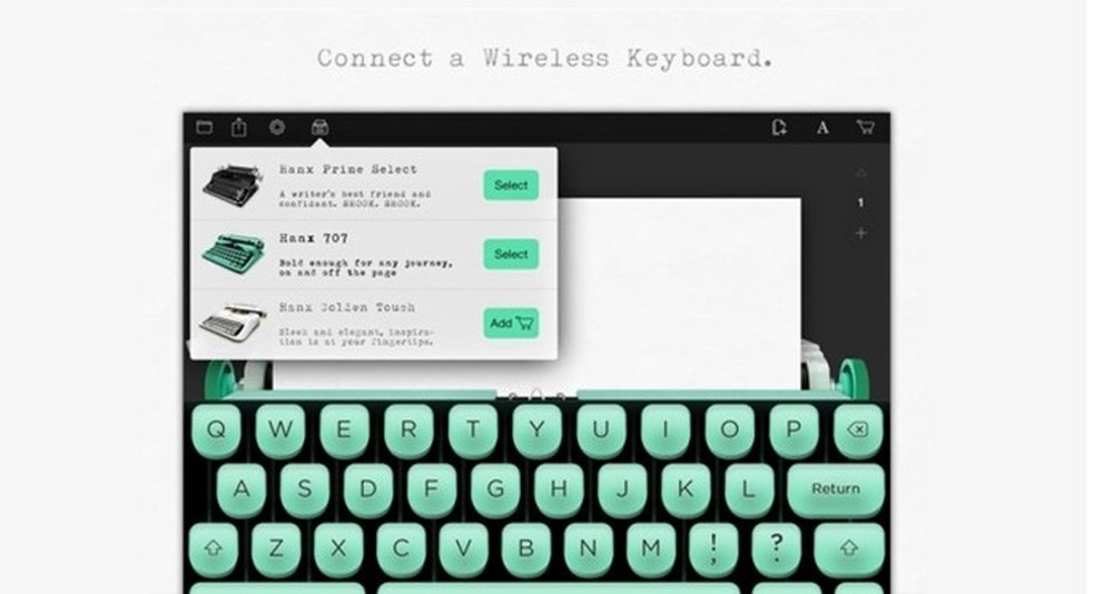 Hanx Writer, app do Tom Hanks, transforma iPad em máquina de escrever