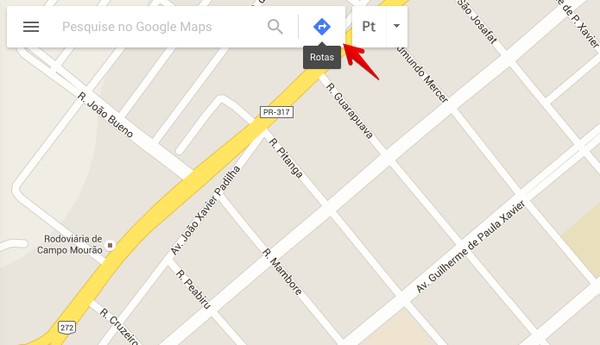 Como traçar rotas no Google Maps e ver a distância de um lugar ao outro