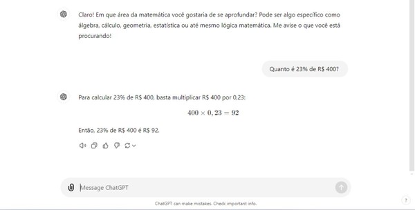 Como usar o ChatGPT para resolver problemas de matemática