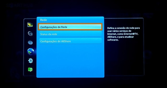 Como conectar uma Smart TV na Internet usando cabo de rede
