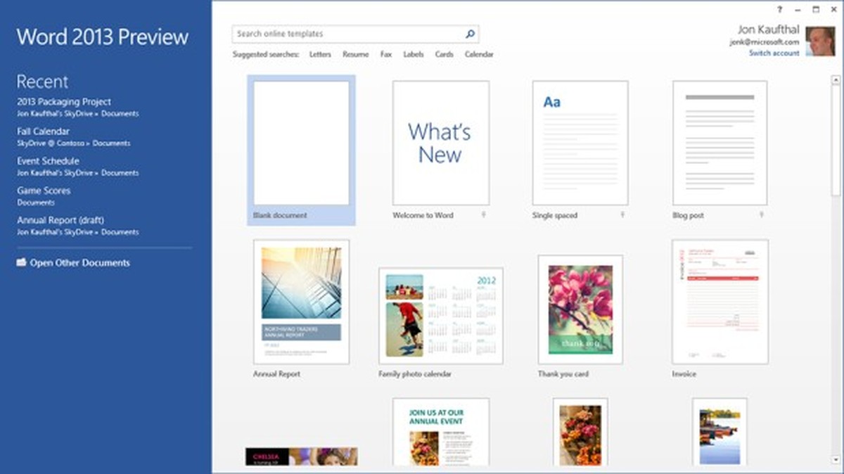 Microsoft fala sobre os recursos de toque do Word 2013