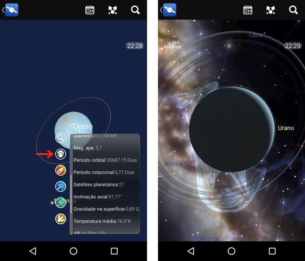 App para celular mostra planetas e estrelas no céu; veja como usar