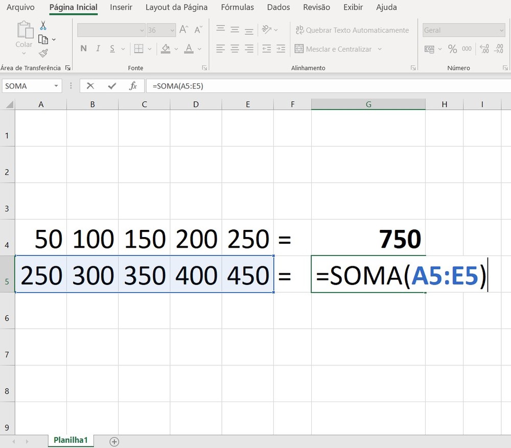 Como somar no Excel (horas, porcentagem, linhas, colunas e mais)